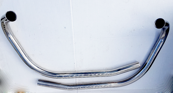 Stainless Steel Exhaust Pipes, Norton Commando MK3 850cc,NON Balanced ...